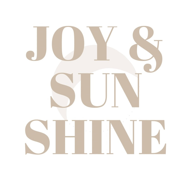Joy & Sunshine – JoyandSunshine